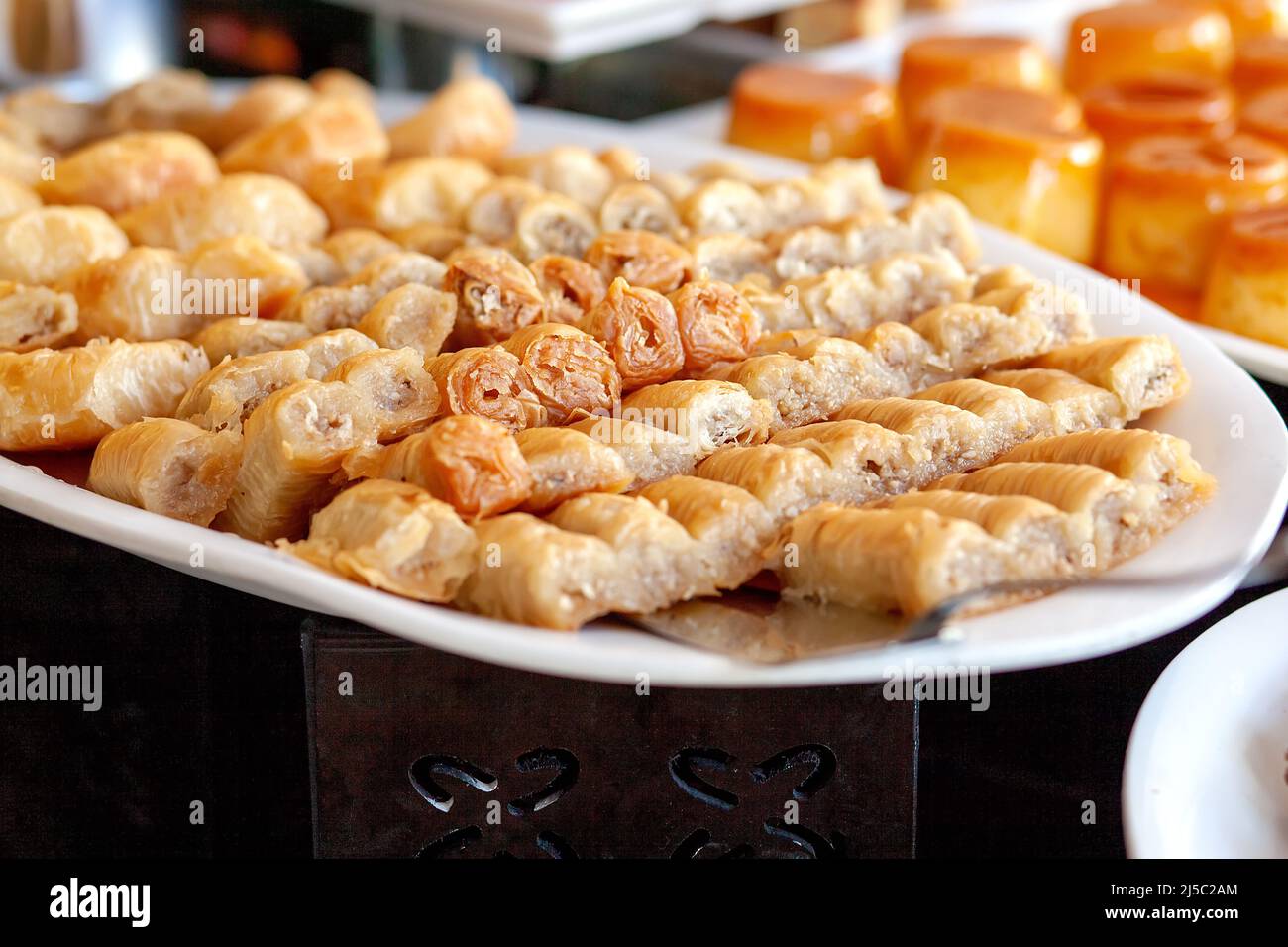 Baklava - is a layered pastry dessert made of filo pastry, filled with ...