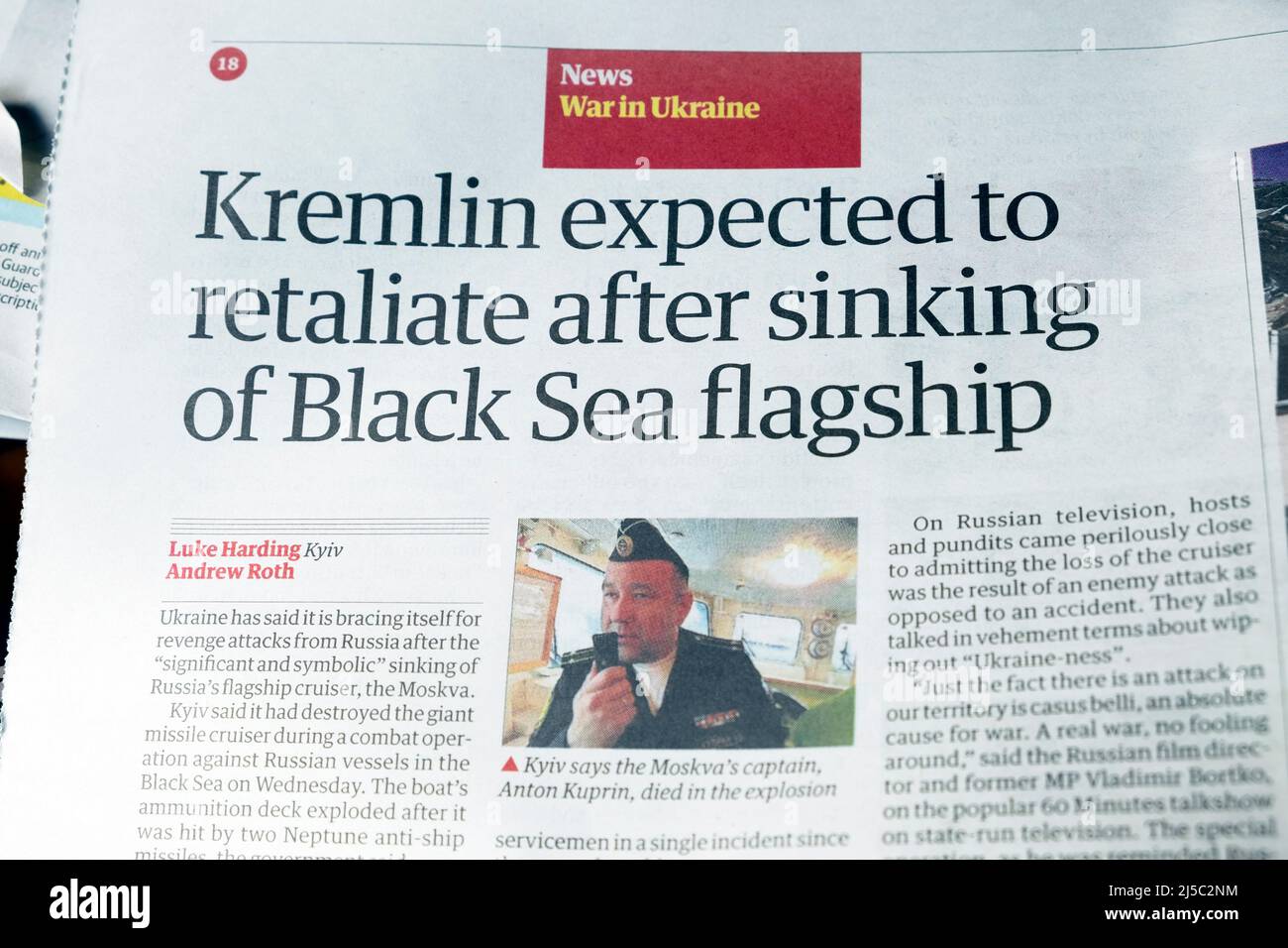 Sinking of moskva hi-res stock photography and images - Alamy