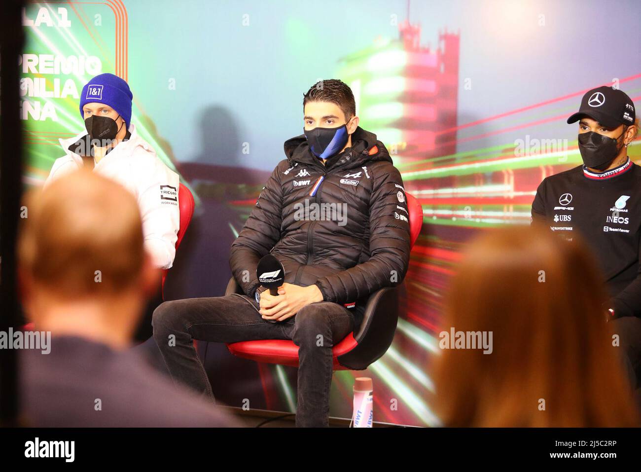 Enzo e Dino Ferrari Circuit, Imola, Italy, April 22, 2022, Drivers ...