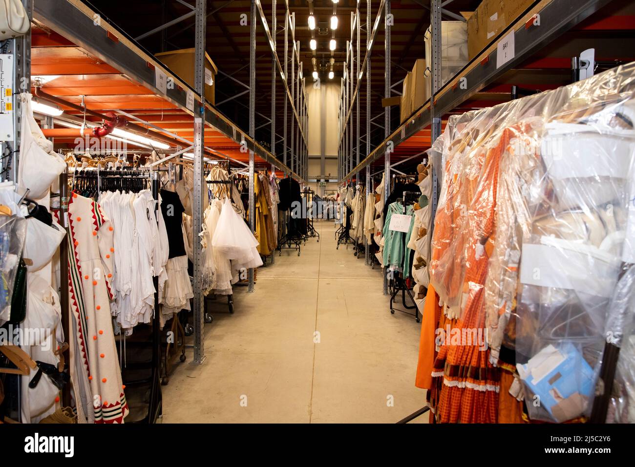 Theatrical Costume Storage Warehouse, Royal Opera House, Purfleet ...