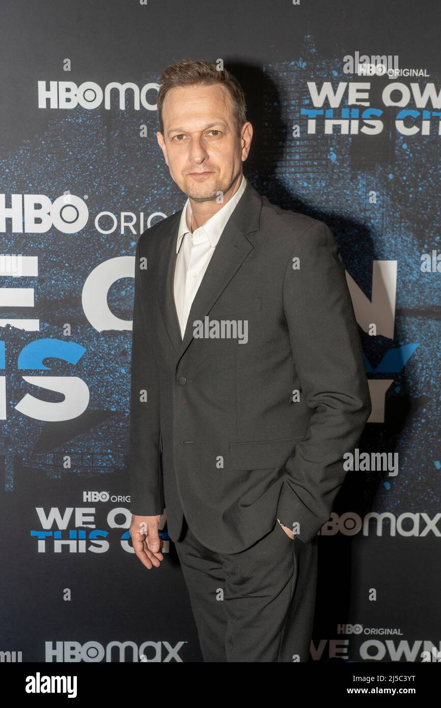 New York, United States. 21st Apr, 2022. Josh Charles attends the HBO's ...