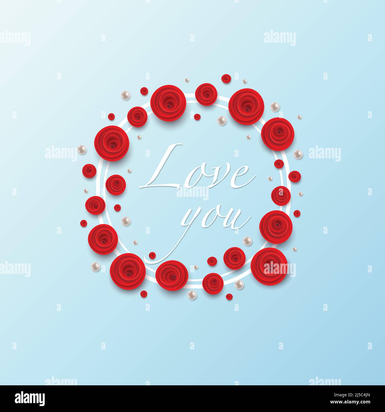 Top view red circle Stock Vector Images - Alamy