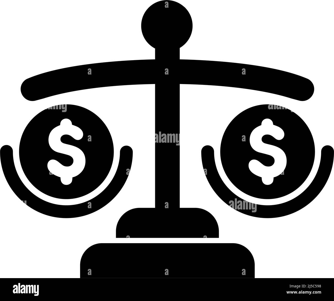 Money balance vector icon illustration Stock Vector Image & Art - Alamy