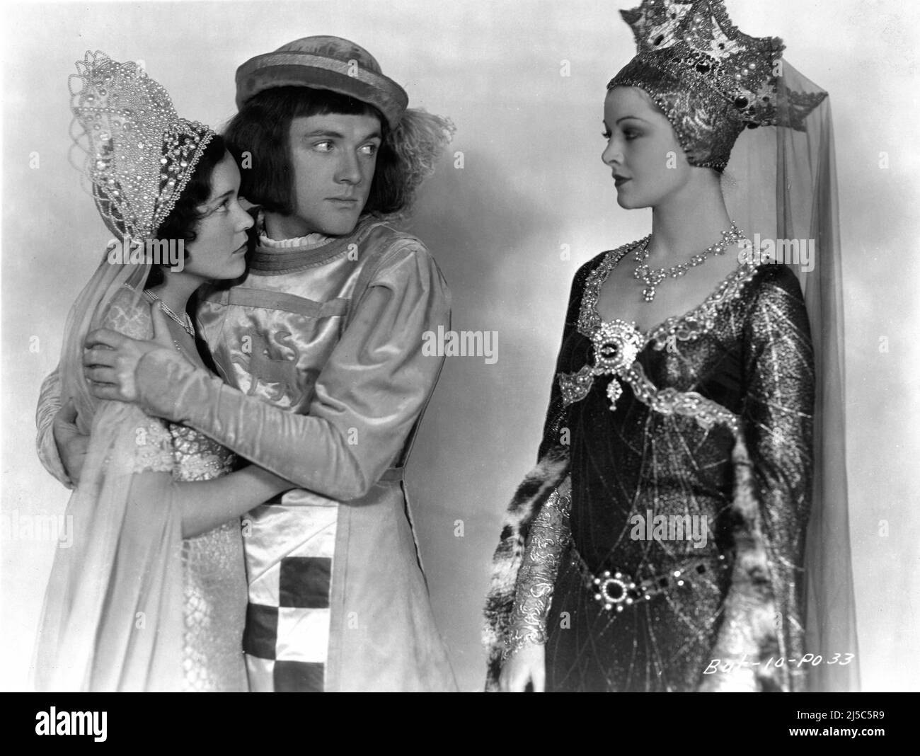 MAUREEN O'SULLIVAN FRANK ALBERTSON and MYRNA LOY as Queen Morgan le Fay ...