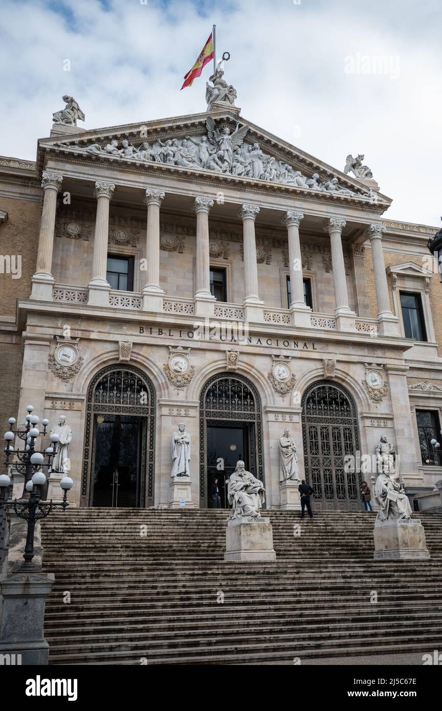 Spanish national library building hi-res stock photography and images ...