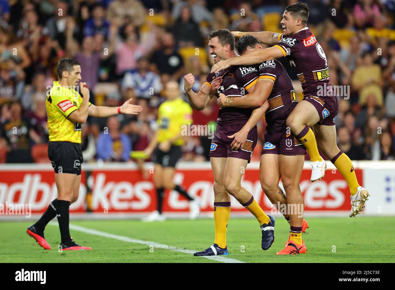 Brisbane, Australia. 22nd Apr, 2022. Corey Oates of the Brisbane ...