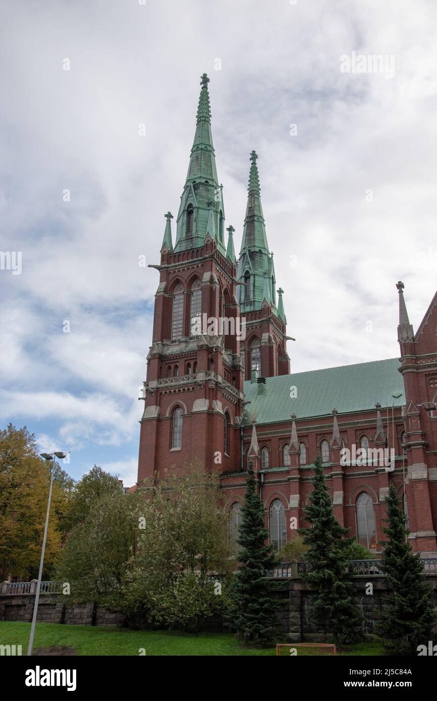 St. John's Church, Helsinki, Finland is an imposing, late-19th-century ...