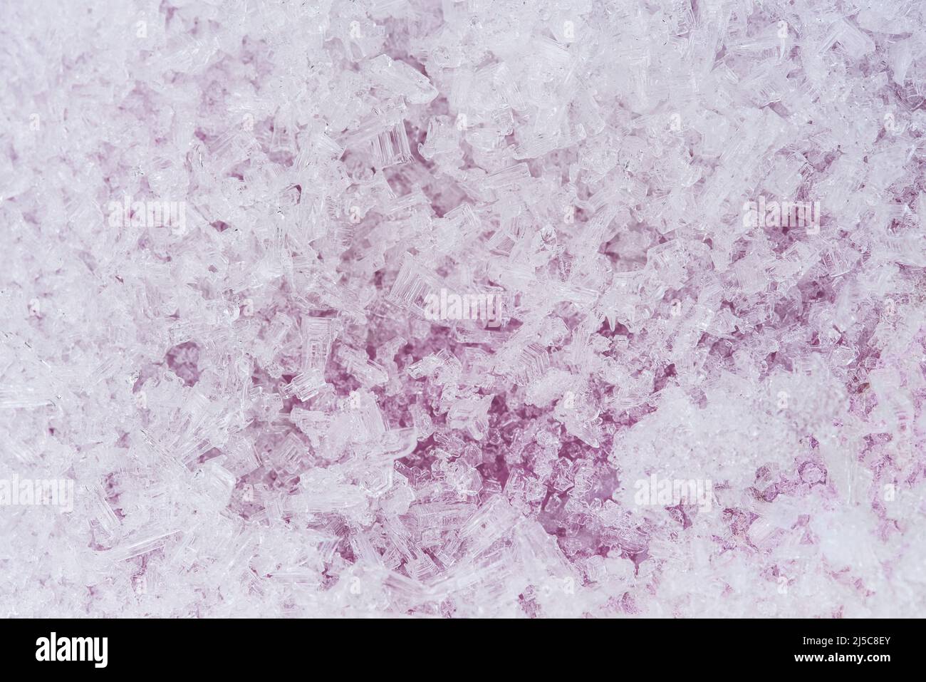 Ice crystals in the air close up hi-res stock photography and images ...