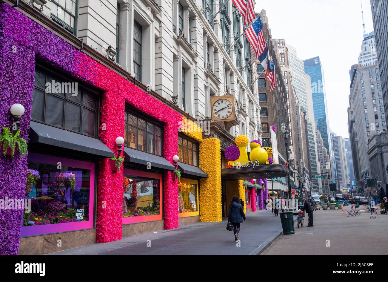 The Macy's Spring Flower Show 2022, Midtown Manhattan New York City ...