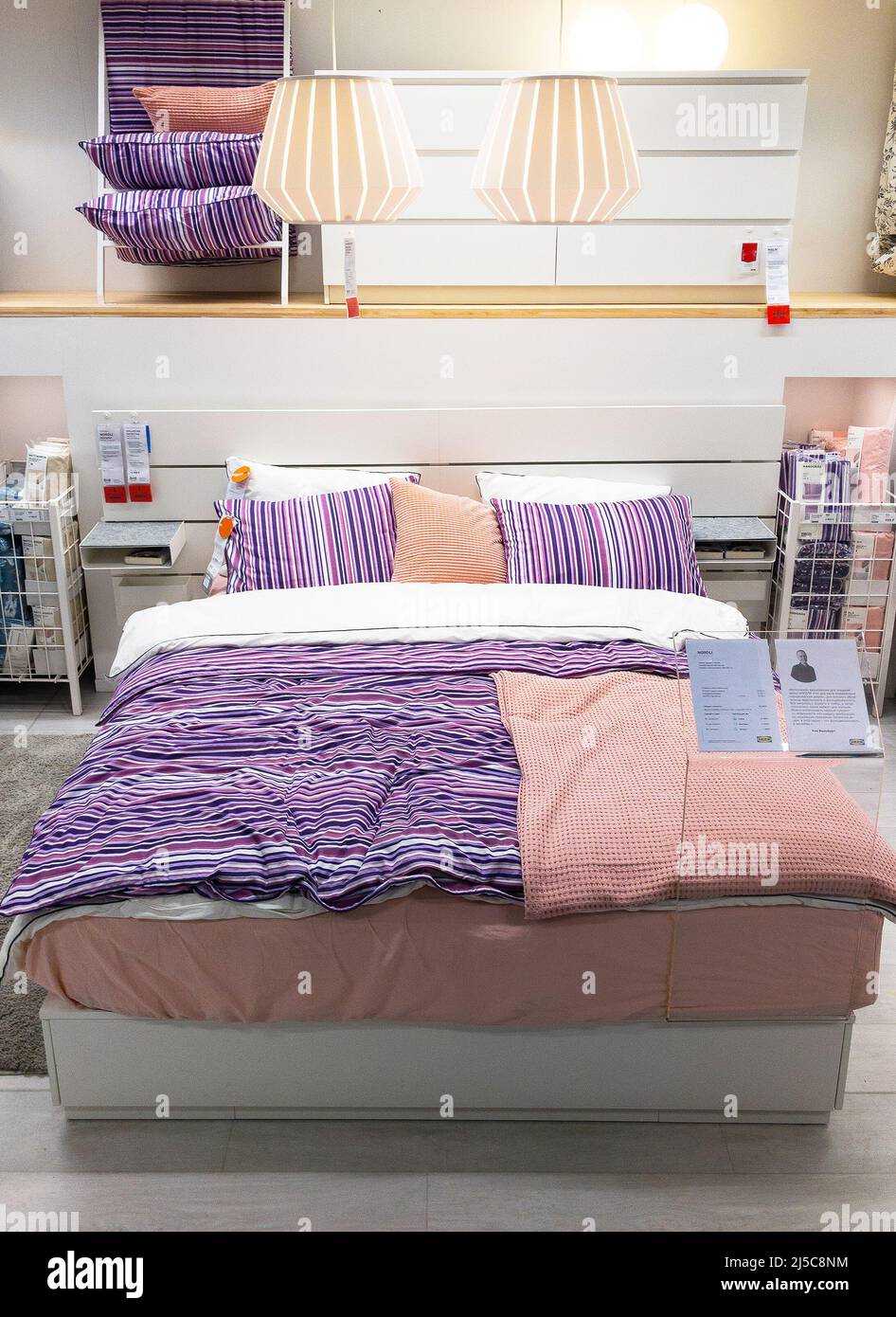at bedroom department of Ikea furniture store Stock Photo - Alamy