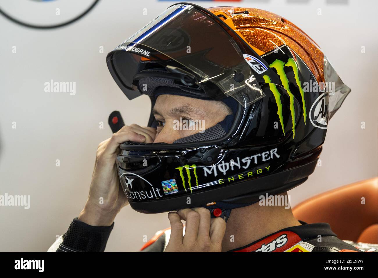 Assen, Netherlands. 22nd Apr, 2022. ASSEN - Michael van der Mark (NED ...