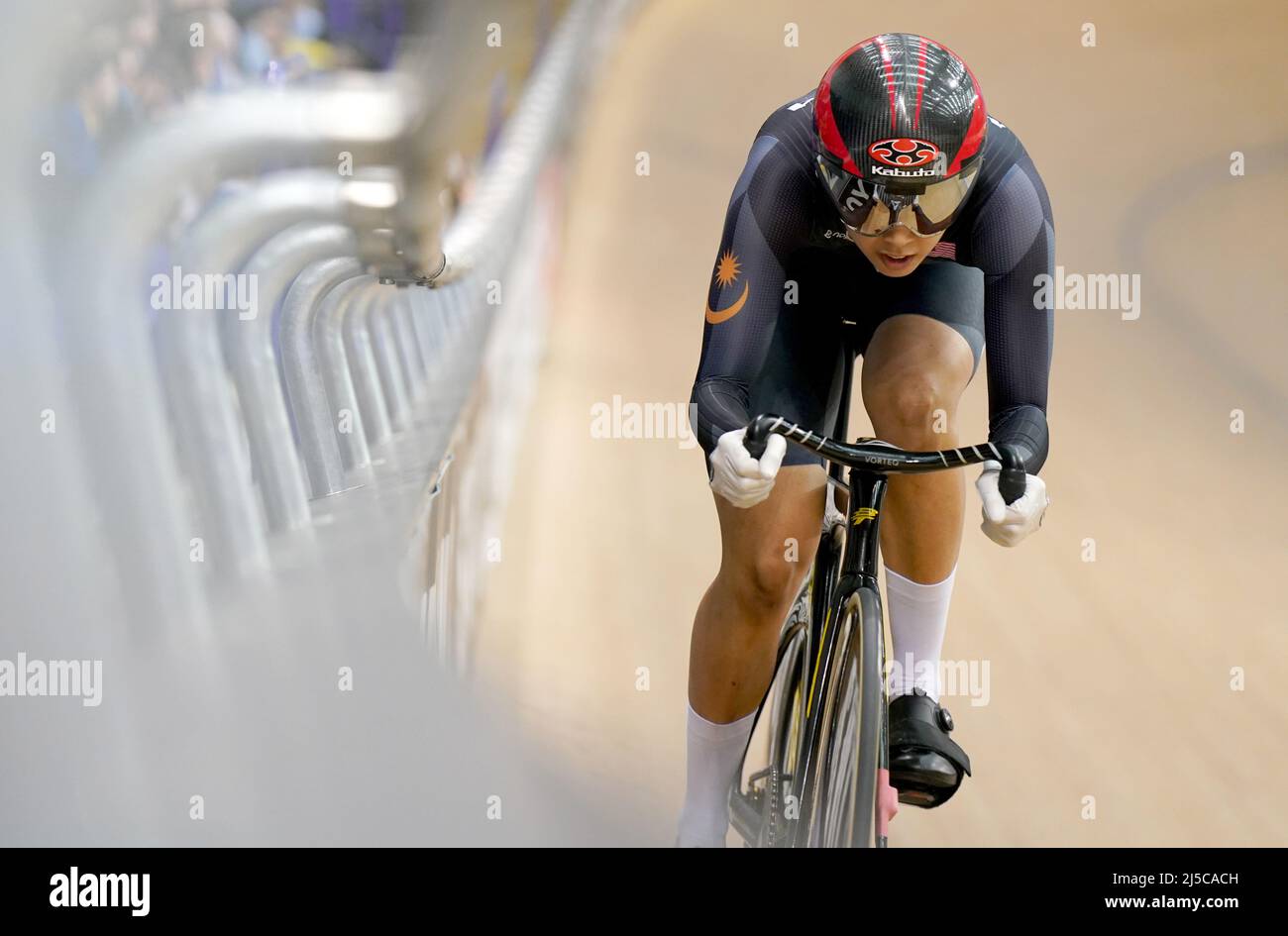 Malaysia’s Anis Amira Rosidi in the Women’s Sprint Qualification during ...