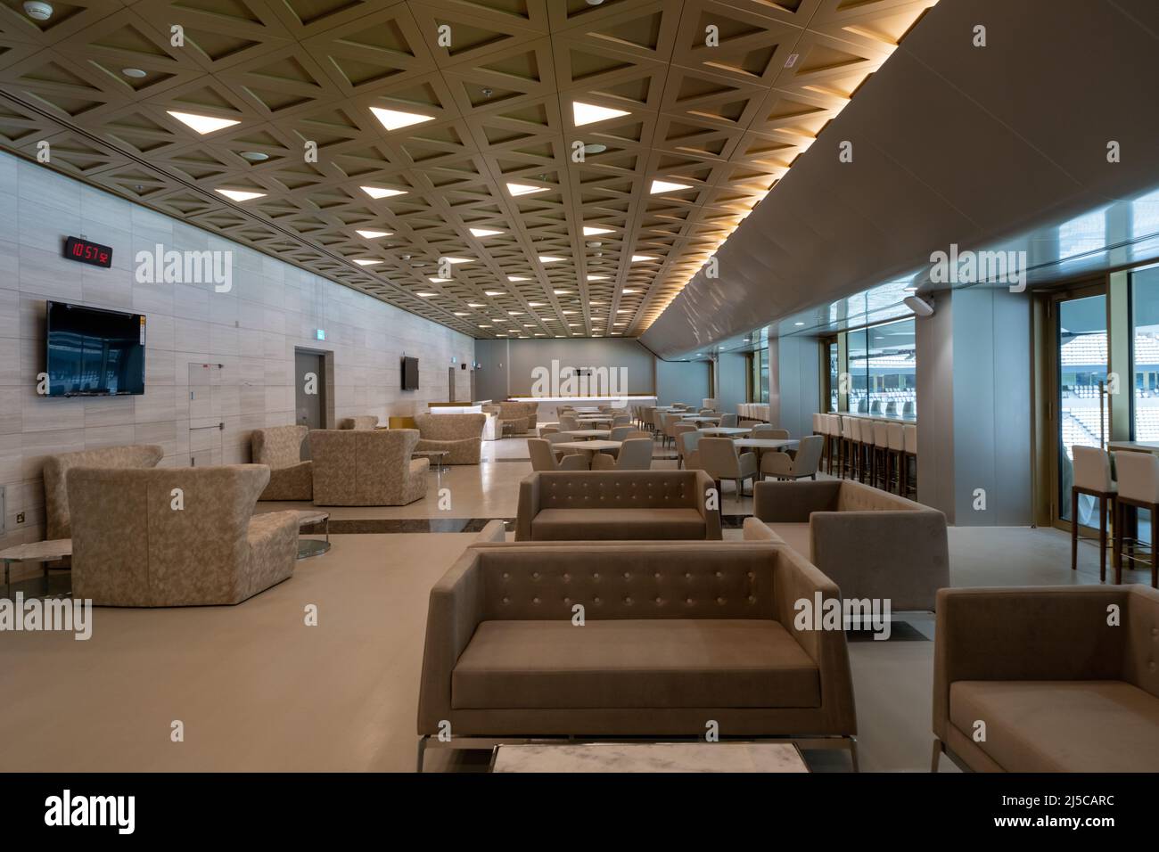 VVIP lounge at Lusail Stadium. The 80,000-seat Lusail Stadium will ...