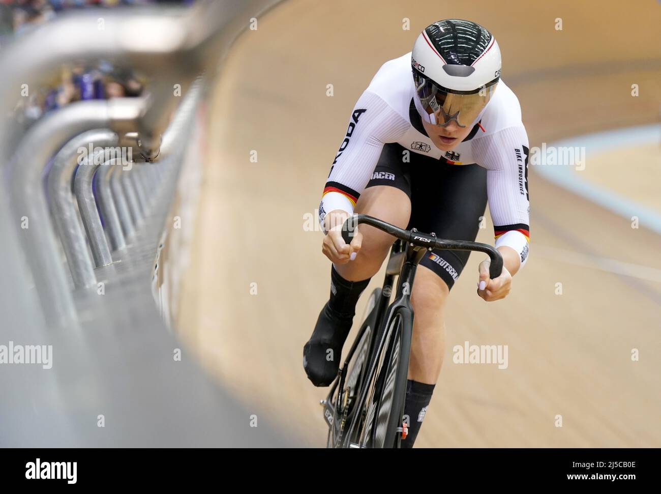 Germany’s Pauline Sophie Grabosch in the Women’s Sprint Qualification ...