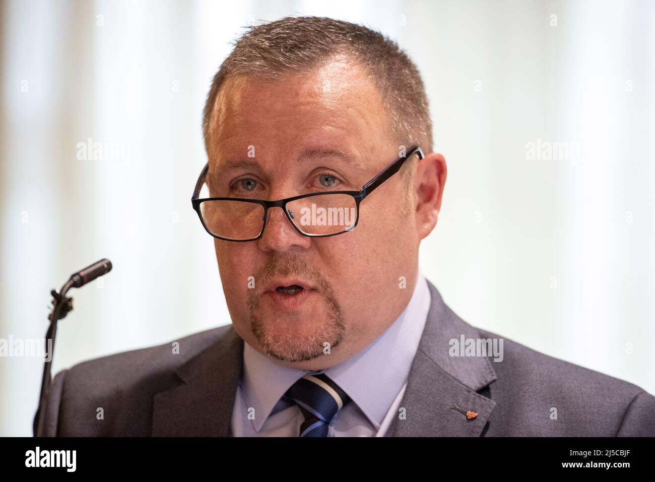 TUV councillor Stephen Cooper and party candidate for Strangford in the ...