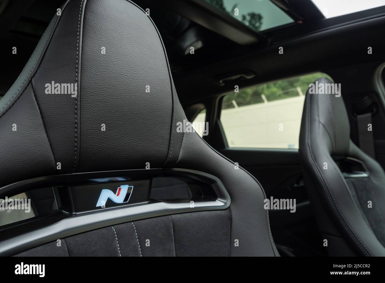 Hong Kong, China Jan 25 , 2022 : Hyundai i30N 2022 Seat Jan 25 2022 in ...