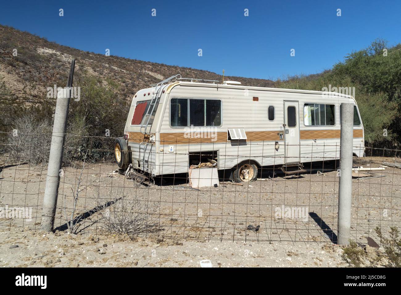 Abandoned caravan park hi-res stock photography and images - Alamy