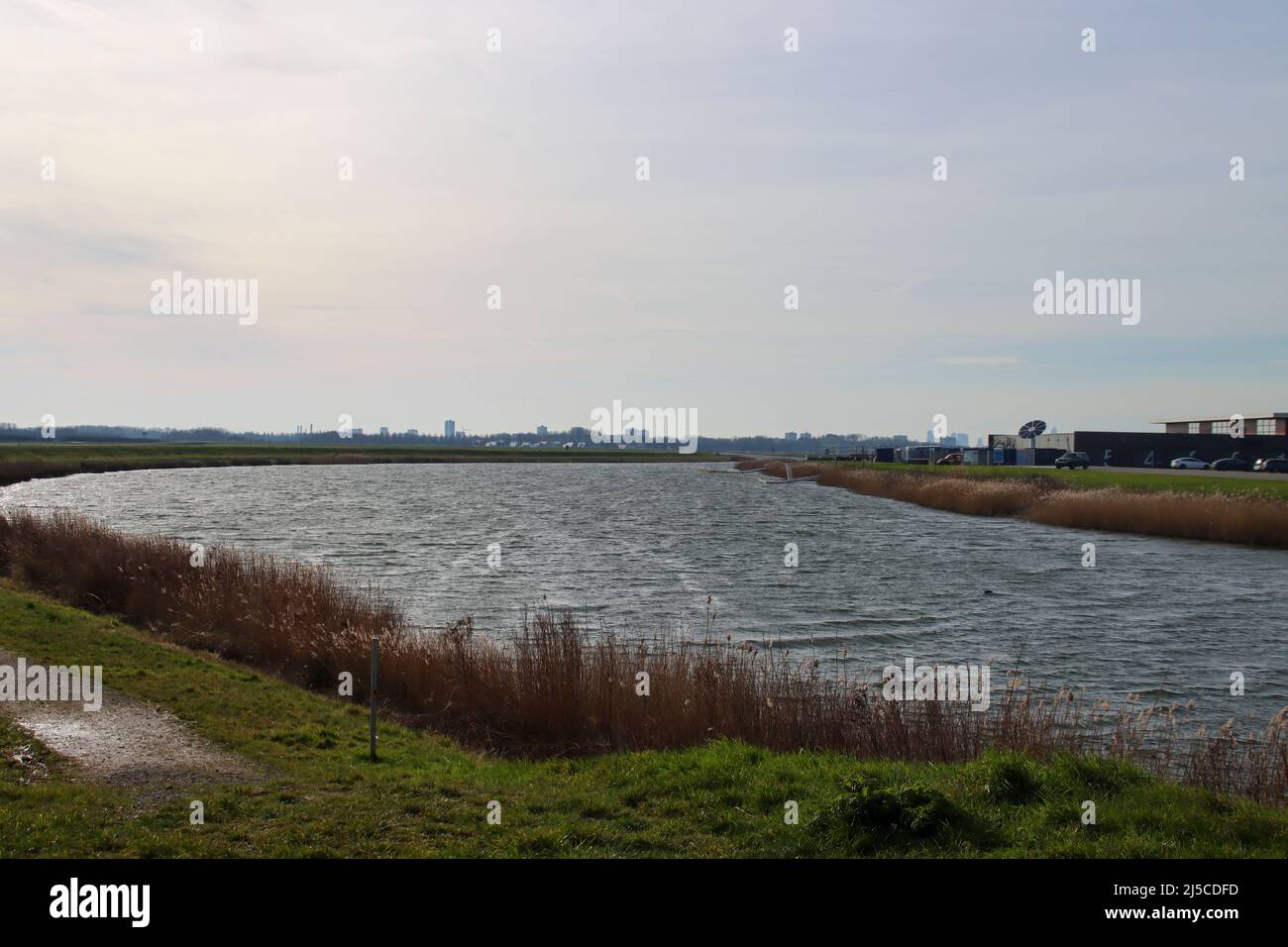 The Eendragtspolder polder area in Zuidplas (Zevenhuizen Stock Photo ...