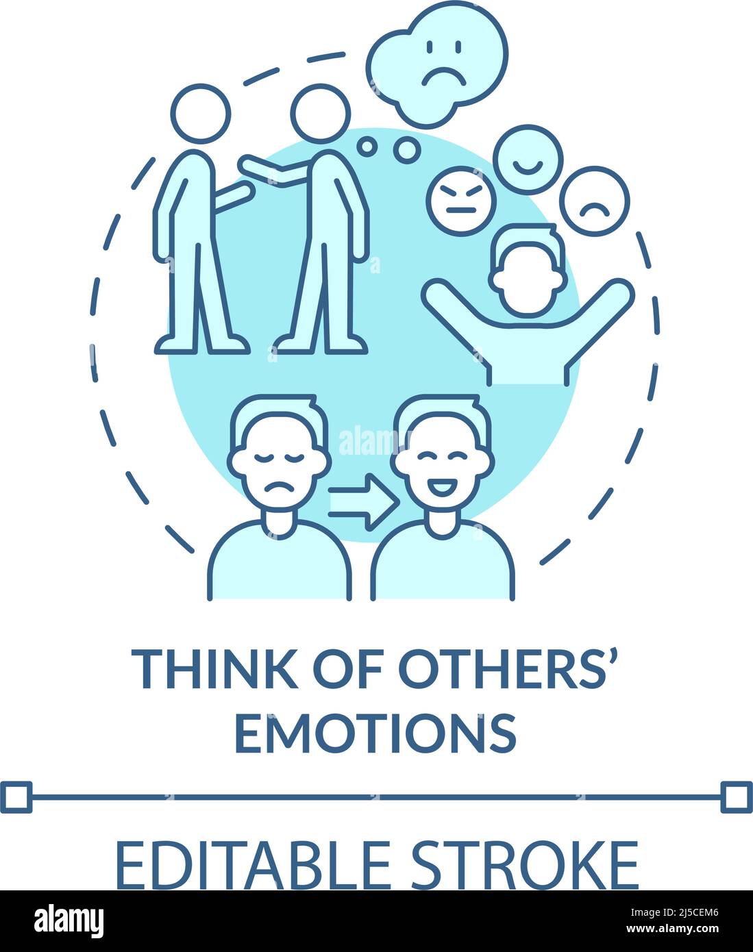 Think of others Stock Vector Images - Alamy