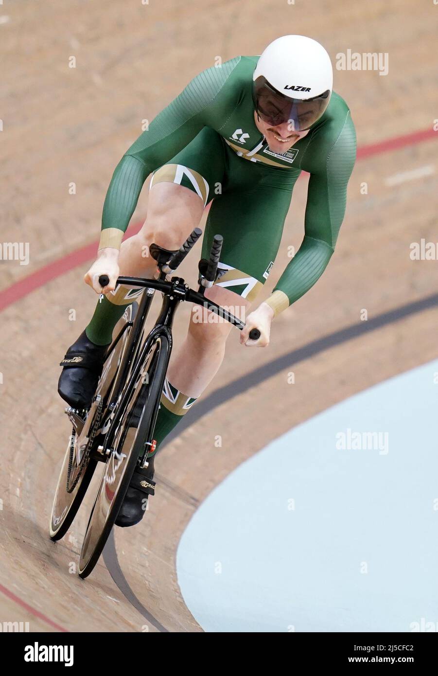 Great Britain's Hayden Norris in the Men's 1km Time Trial Qualification ...