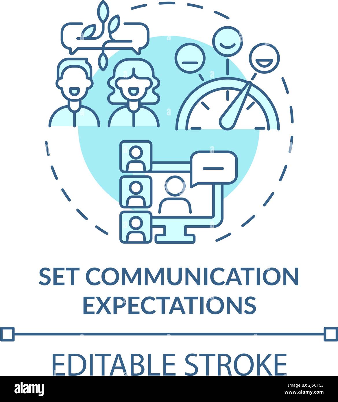 Workplace expectations Stock Vector Images - Alamy