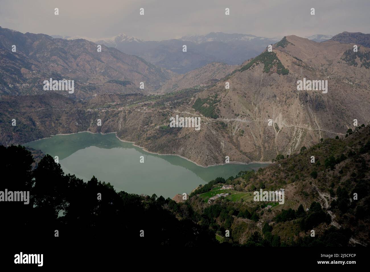 Chamera Lake in Himachal Pradesh Stock Photo - Alamy