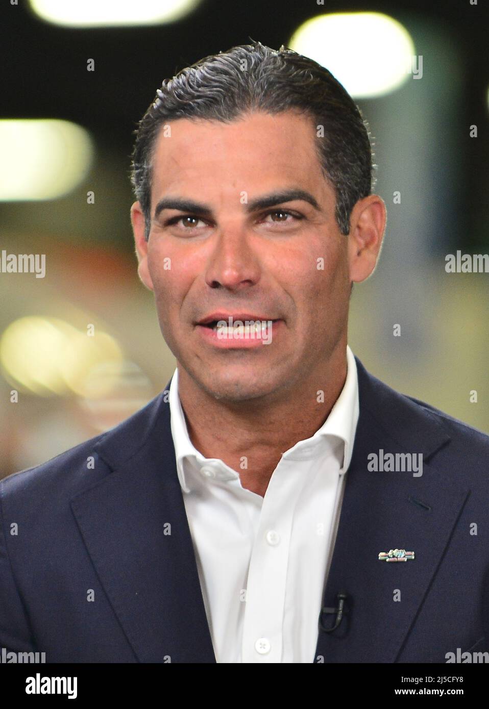 Miami mayor interview hi-res stock photography and images - Alamy