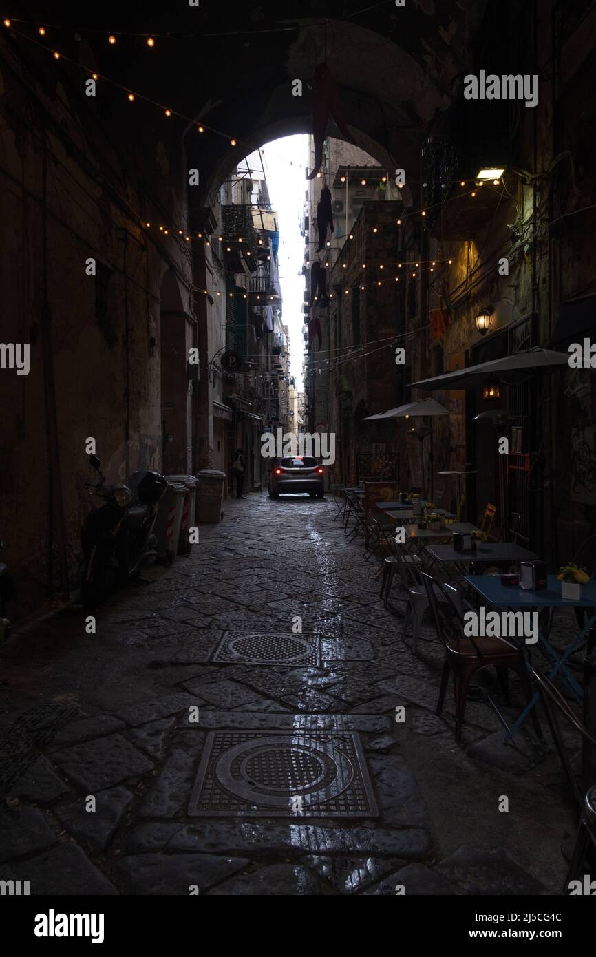 Naples typical street hi-res stock photography and images - Alamy