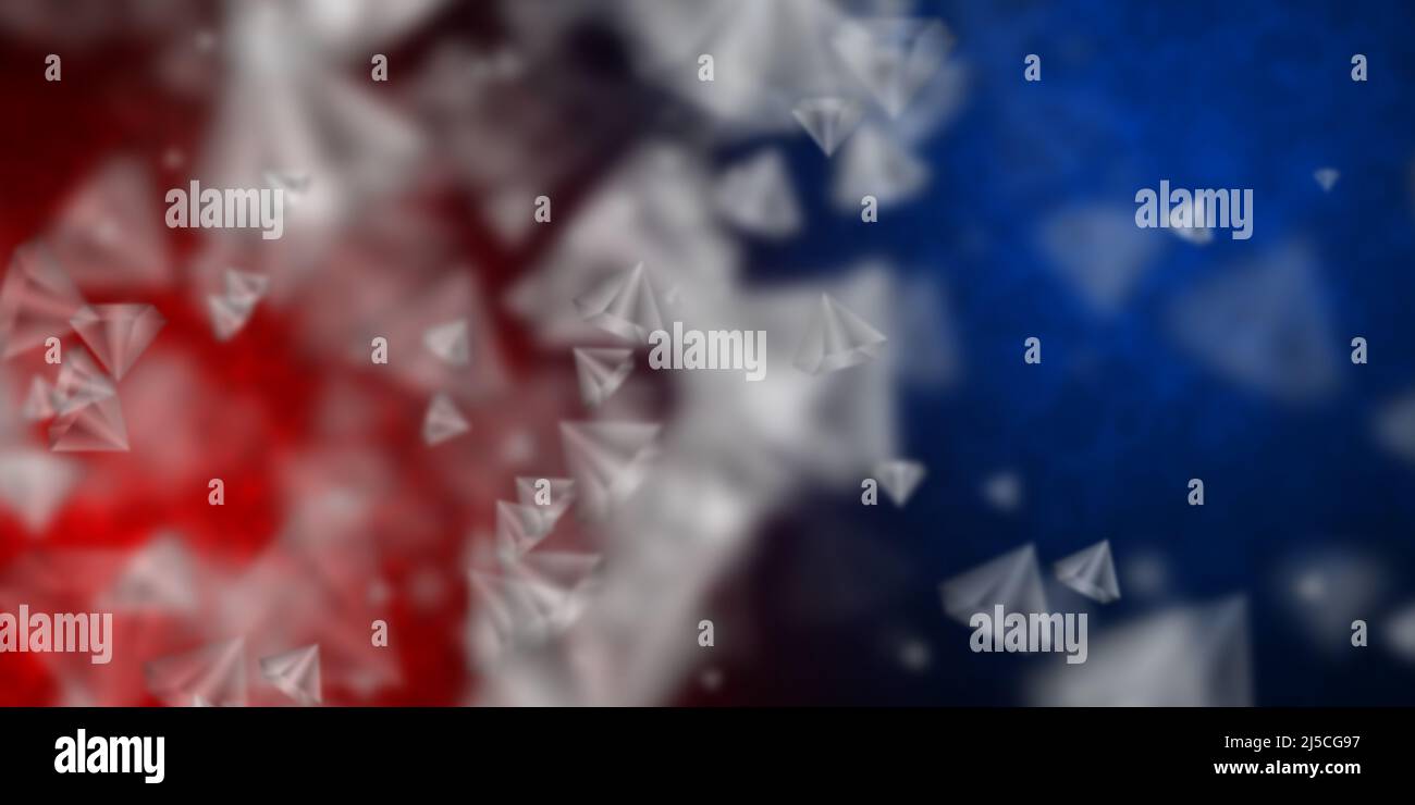 Flying diamonds over red hi-res stock photography and images - Alamy