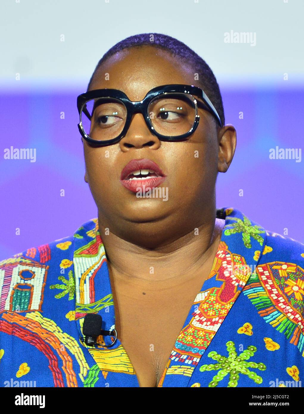 MIAMI BEACH, FL - APRIL 18: Felecia Hatcher, CEO - Black Ambition ...