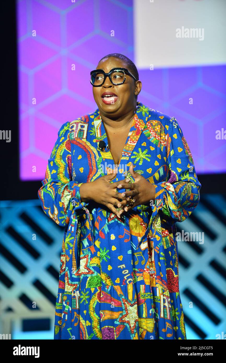 MIAMI BEACH, FL - APRIL 18: Felecia Hatcher, CEO - Black Ambition ...