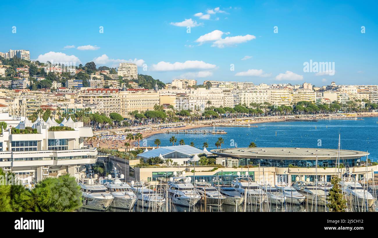 City of cannes at the french riviera hi-res stock photography and ...