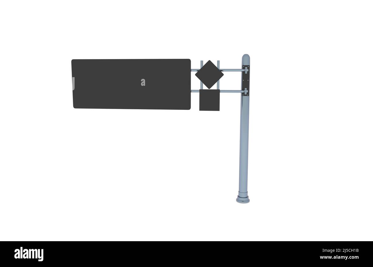 Traffic signs on a white background Stock Photo - Alamy