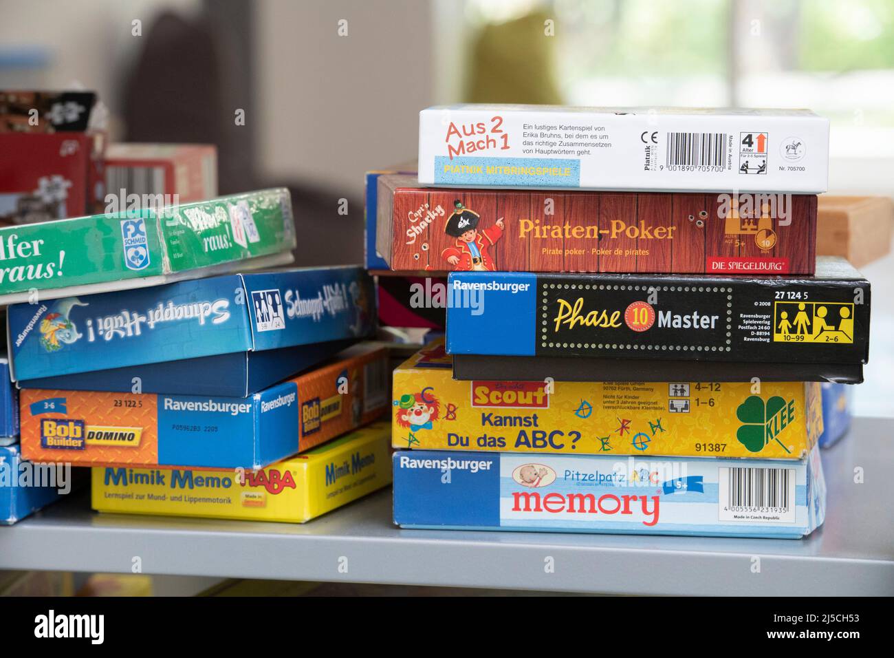 Parlor games, board games, game collections in a meeting center ...