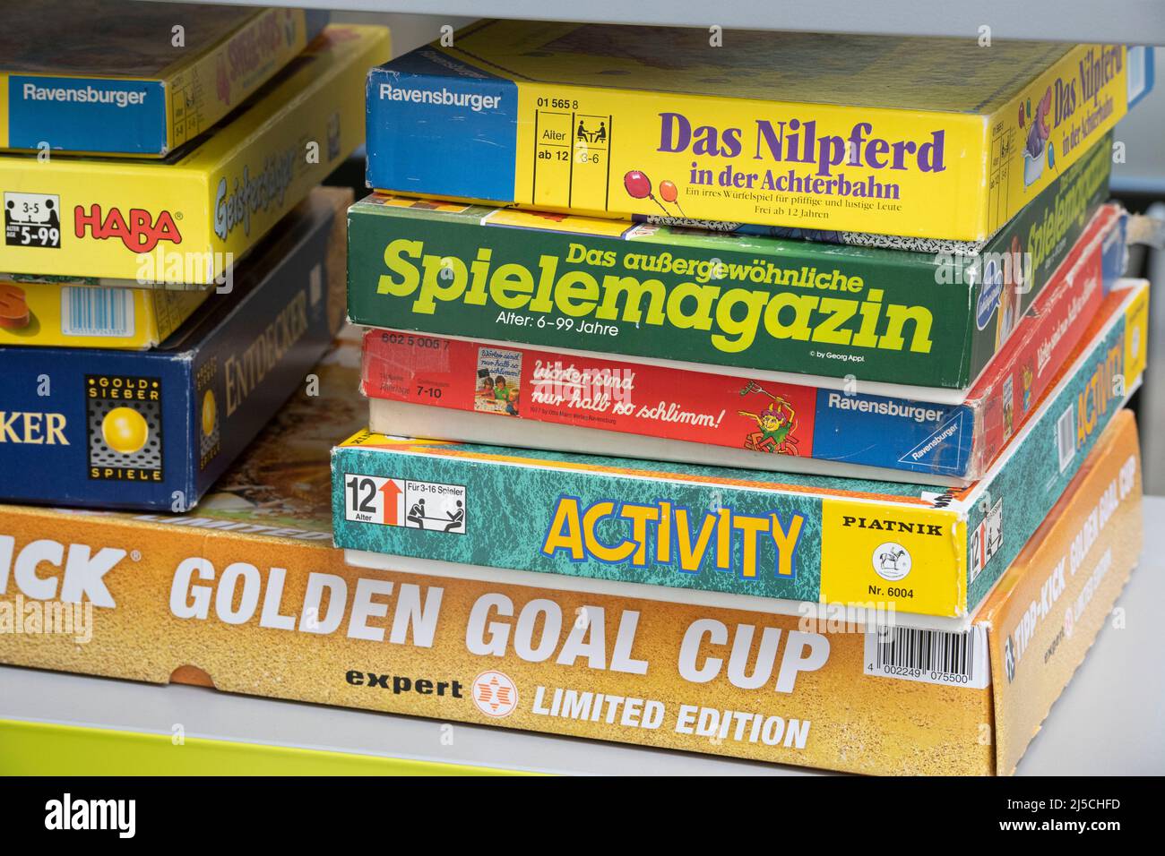 Parlor games, board games, game collections in a meeting center ...