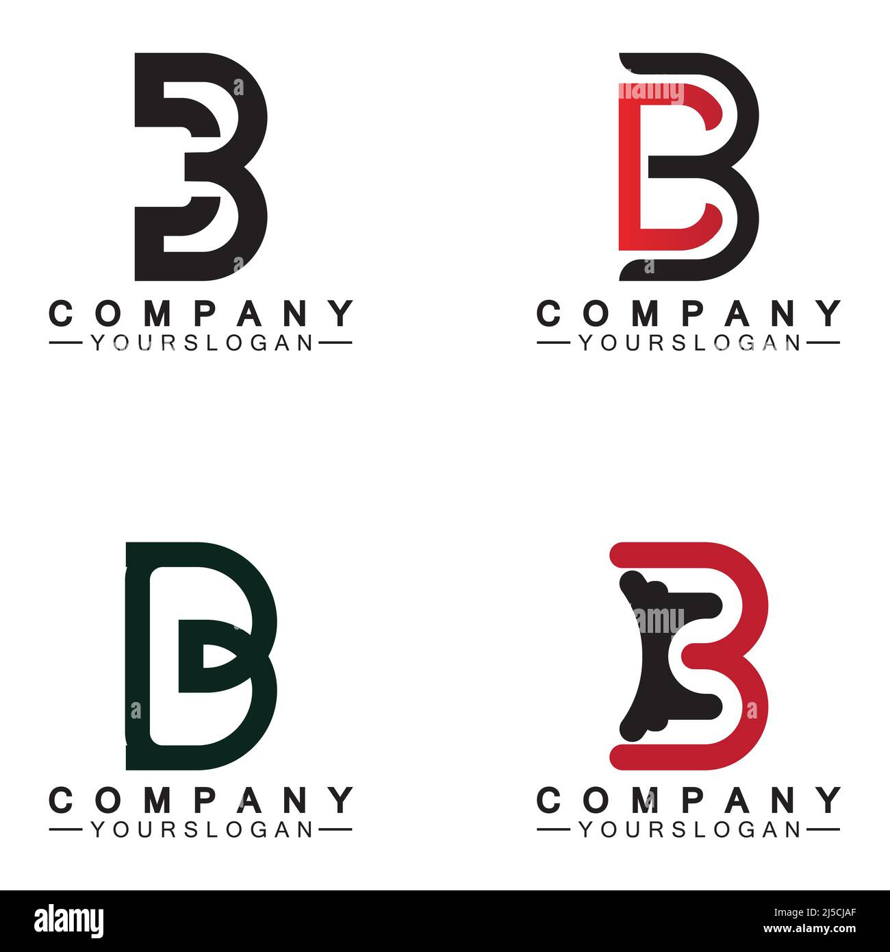 letter B logo vector, letter B business logo,Modern unique creative B ...