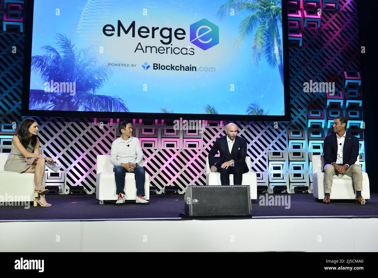 MIAMI BEACH, FL - APRIL 18: Kate Rooney, Technology Reporter of CNBC ...
