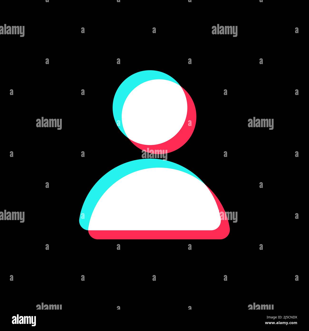 App logo tik tok social Stock Vector Images - Alamy