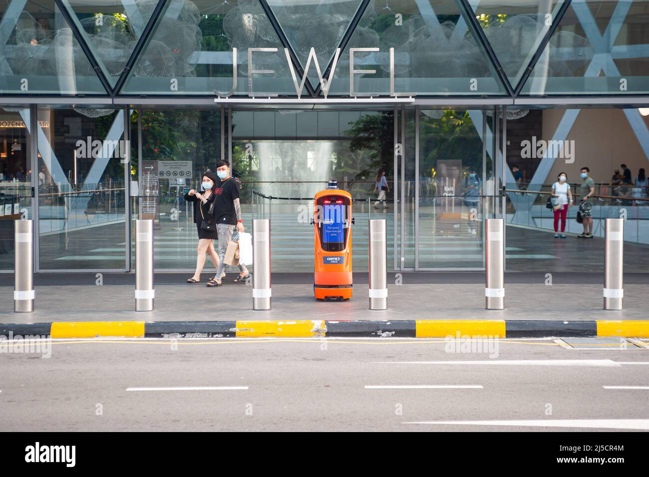 30.07.2020, Singapore, Republic of Singapore, Asia - An autonomous ...