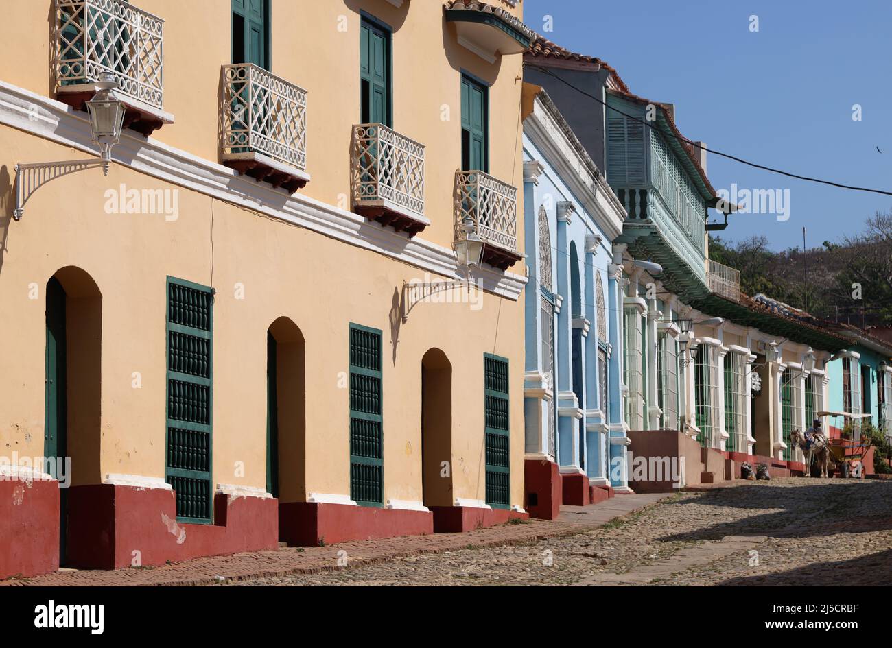 Colonial houses in Trinidad, Cuba Stock Photo - Alamy