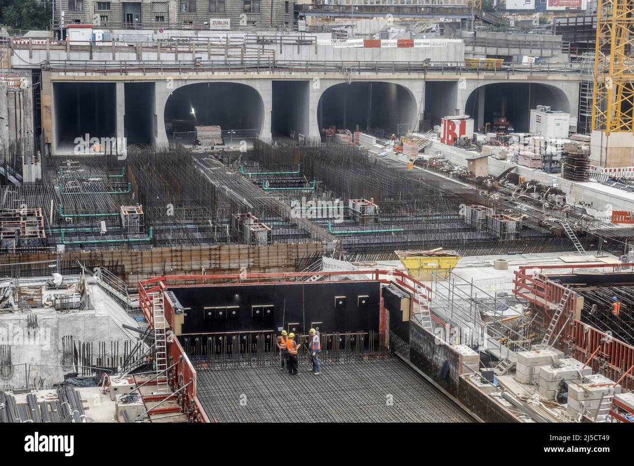 Stuttgart, DEU, 02.10.2020 - The construction site of the future ...