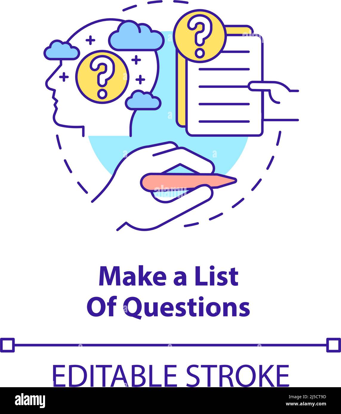 Health questions Stock Vector Images - Alamy