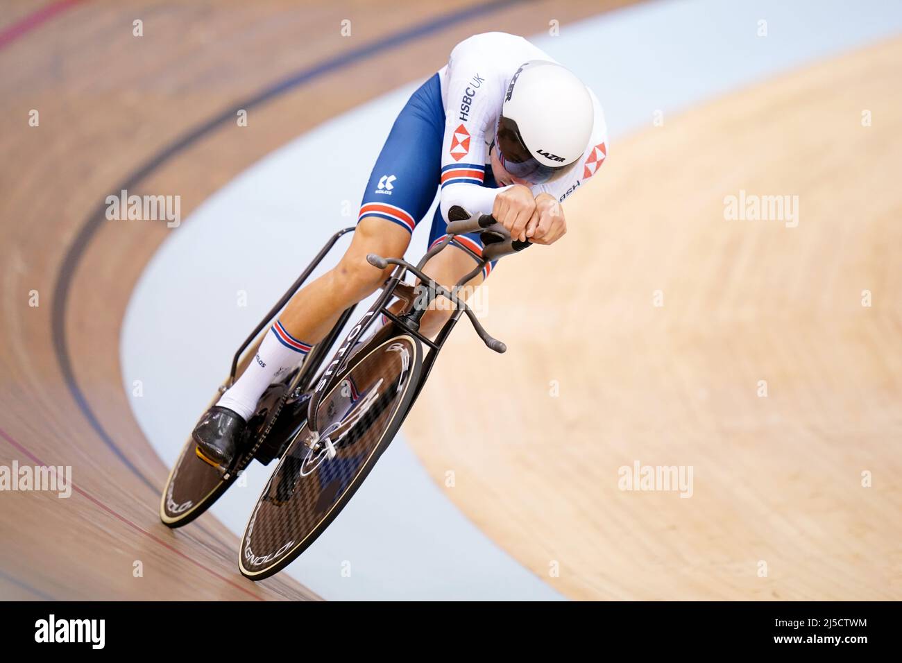 Great Britain's Charlie Tanfield in the Men's Individual Pursuit ...