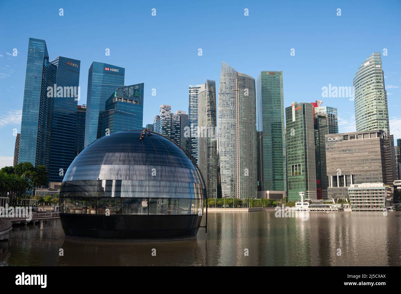 05.01.2021, Singapore, Republic of Singapore, Asia - An outside view of ...