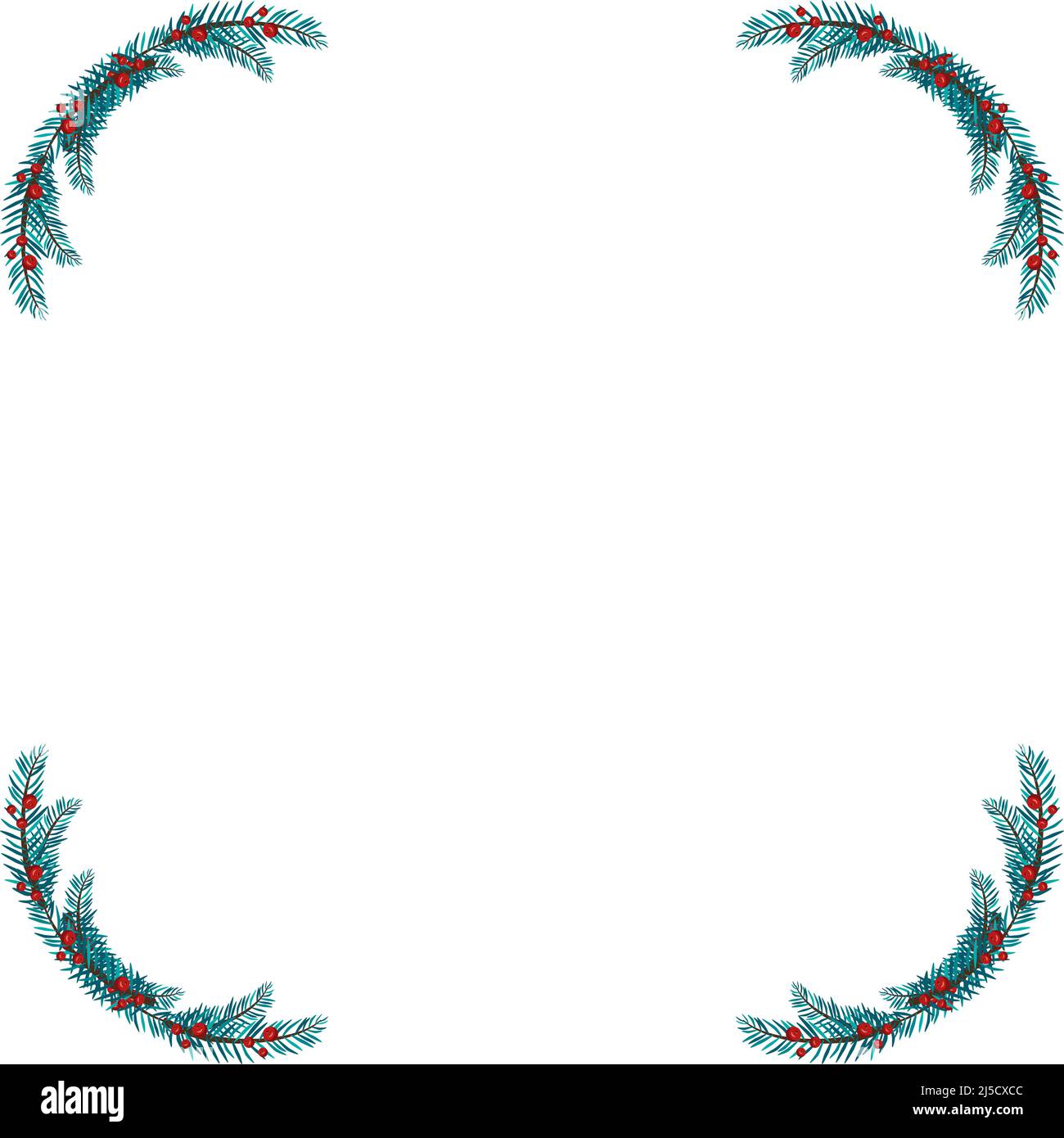 New year postcard fir Cut Out Stock Images & Pictures - Alamy