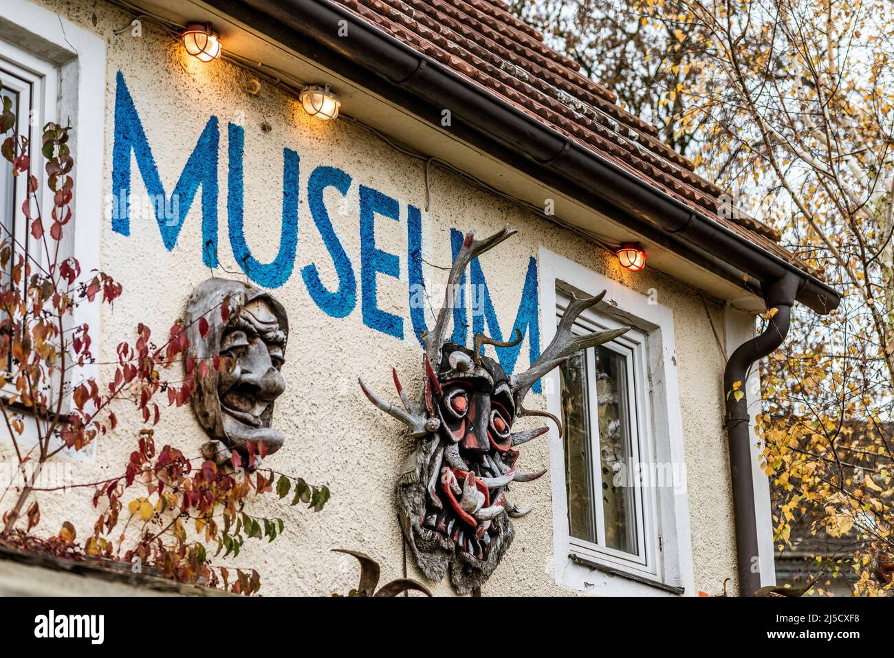 Mask Museum in Diedorf near Augsburg. [automated translation] Stock ...