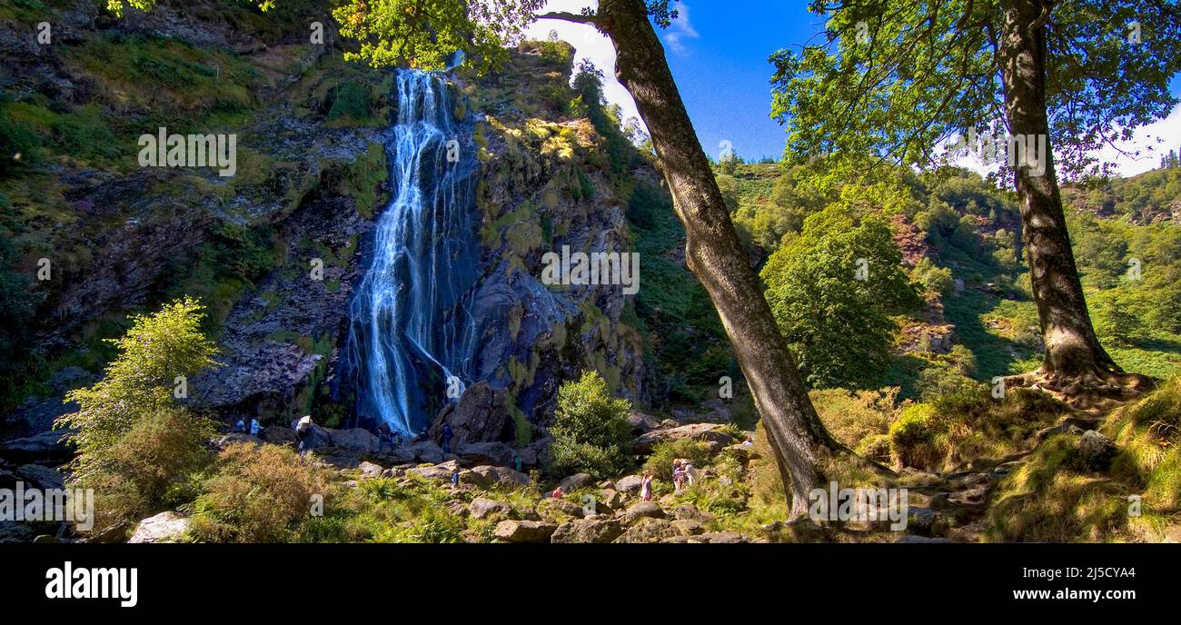 Powerscourt Waterfall, Wicklow Mountains National Park, County Wicklow ...