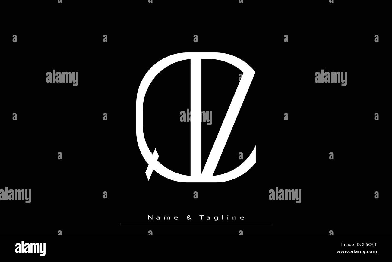 Alphabet letters Initials Monogram logo QZ , ZQ Stock Vector Image ...