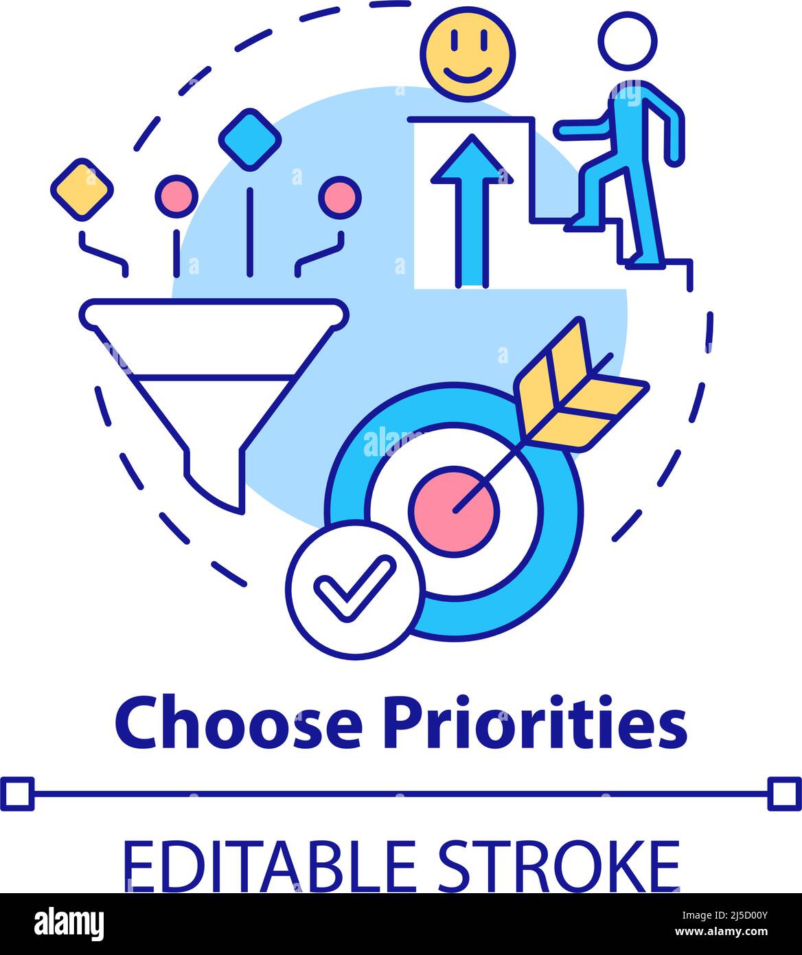 Modern priorities Stock Vector Images - Alamy