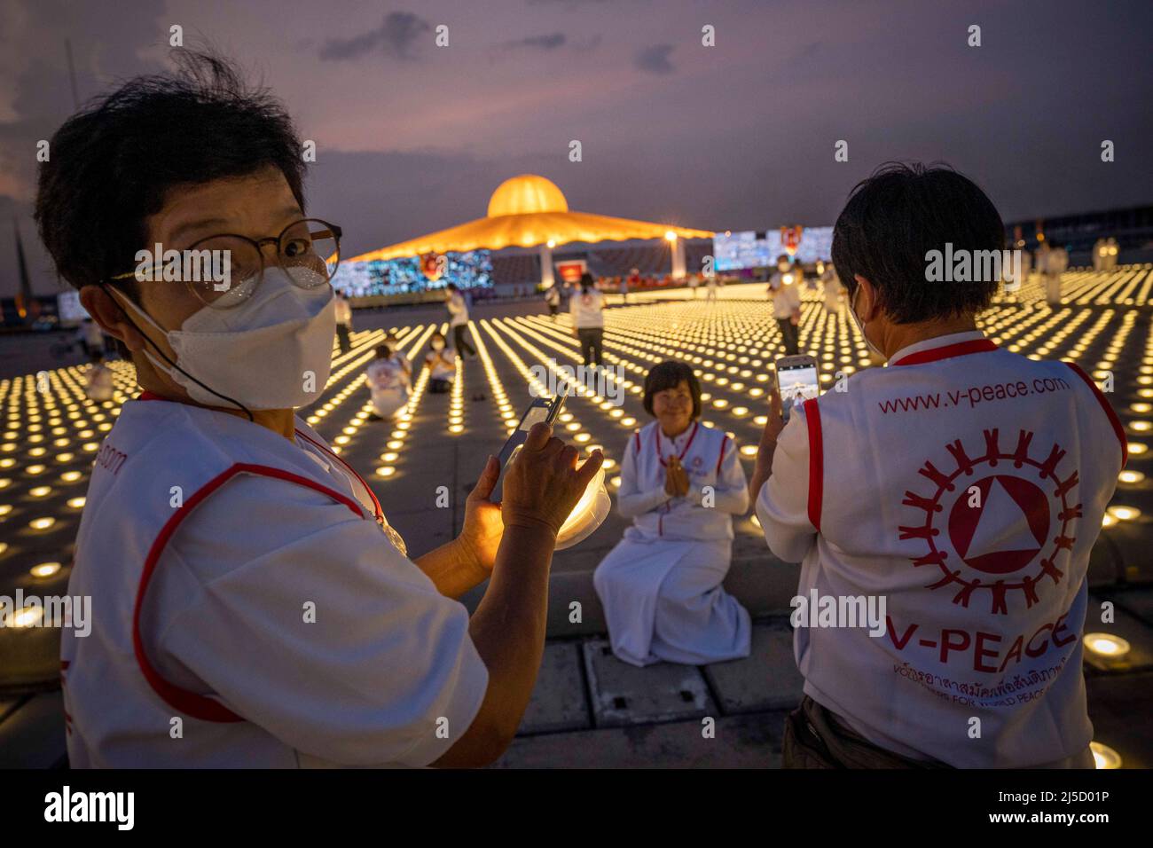 Khlong Luang, Pathum Thani, Thailand. 22nd Apr, 2022. Wat Dhammakaya ...